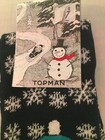 Topman Snowman Print Socks Black one size | eBay