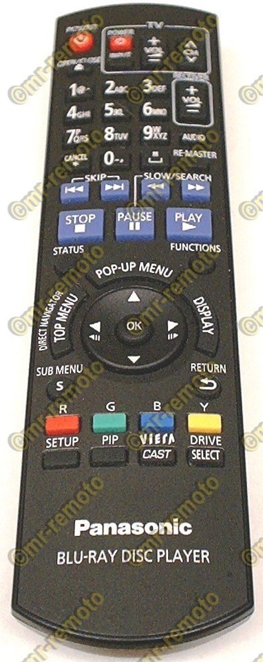 OEM Genuine PANASONIC Remote Control for DMP-BD60 DMP-BD601 DMP-BD605 ...