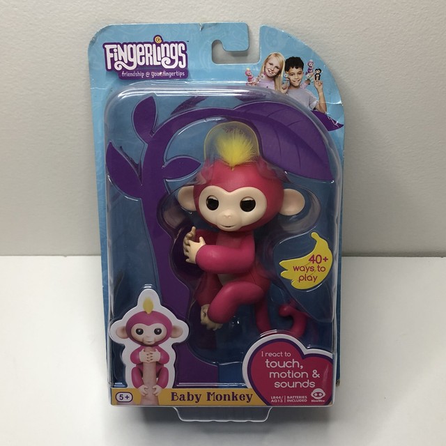 Authentic FINGERLINGS Interactive Fingerling Pink Monkey BELLA by ...