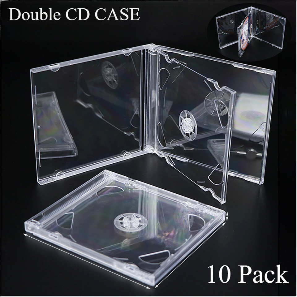 Lots of STANDARD Double CD Jewel Case with Tray 10.4mm (2 CD) Lots ...