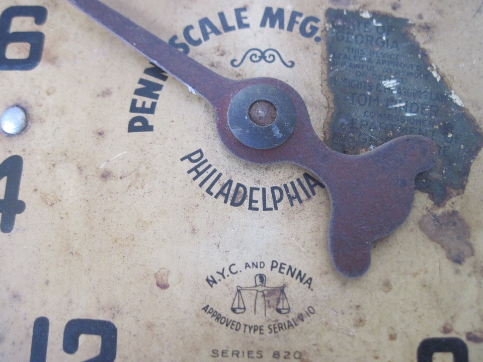 VINTAGE PENN SCALE MFG - SCALE SERIES:820 CAPACITY 20 LBS. | eBay