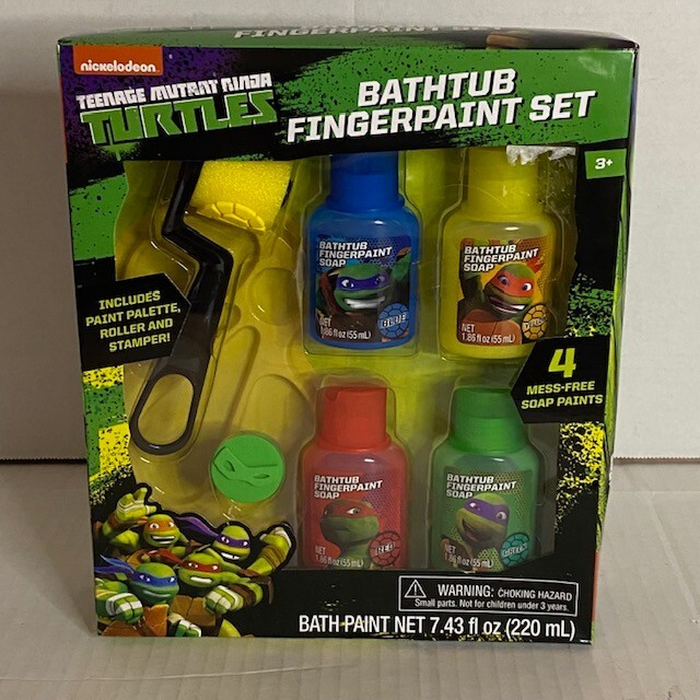 Teenage Mutant Ninja Turtles TMNT Bathtub Fingerpaint Set | eBay