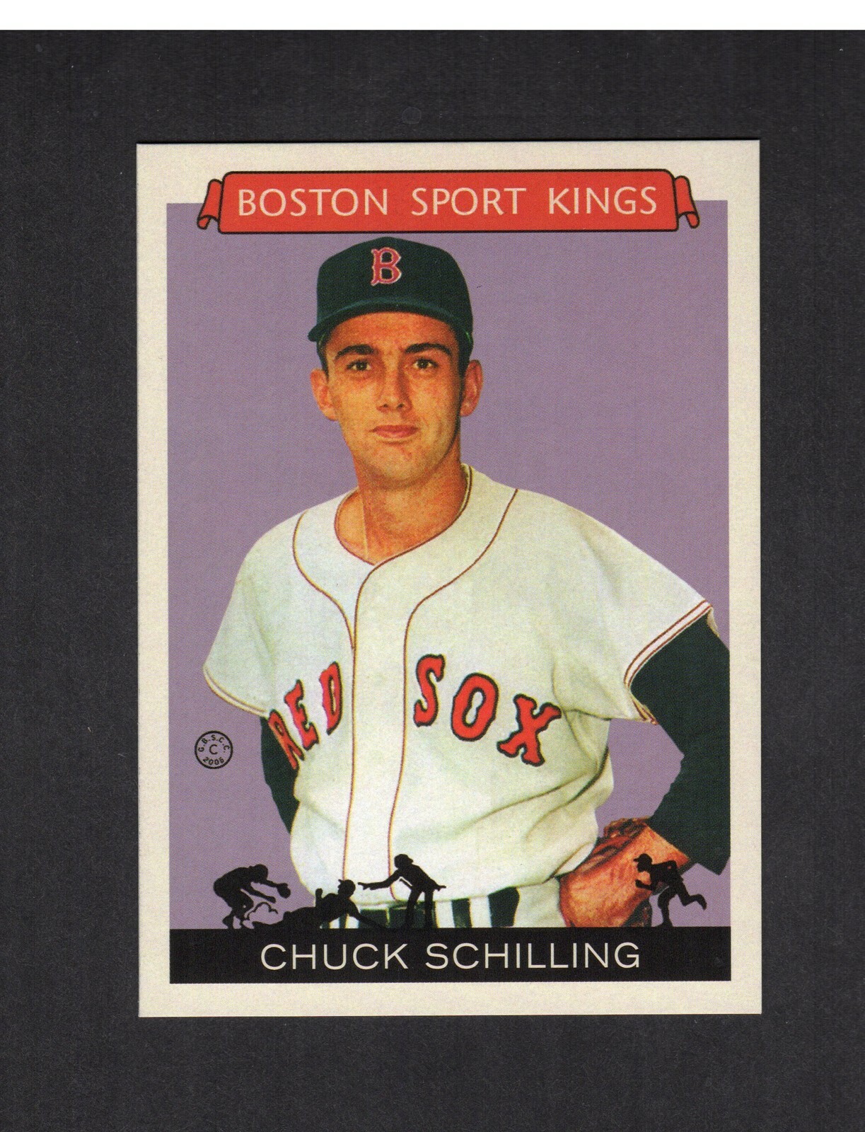 #28 CHUCK SCHILLING, Red Sox ~ 2006 GBSCC Convention Boston Sport Kings ...