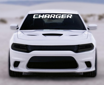 CHARGER WINDSHIELD DECAL VINYL CUSTOM BANNER 4X40 | eBay