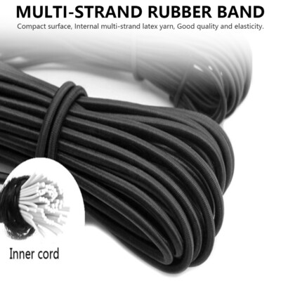 1/8" Bungee Shock Cord Rope Heavy Duty Polyester Bungie Elastic Stretch ...