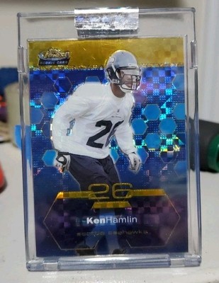 2003 FINEST Ken Hamlin GOLD RC REFRACTOR #72 160/175 - SEATTLE SEAHAWKS ...