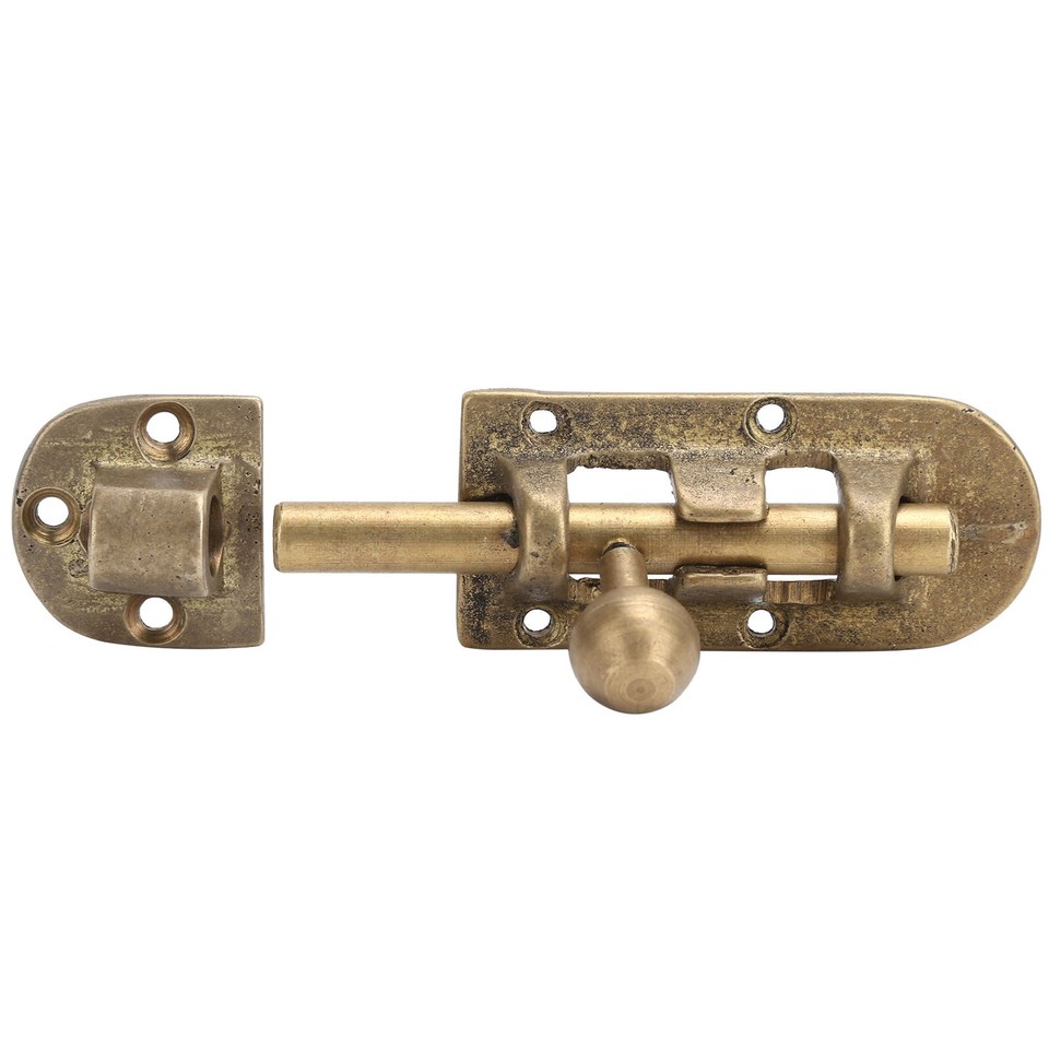 Vintage Brass Door Latch Antique Gate Door Window Bolts Buckle Sliding ...
