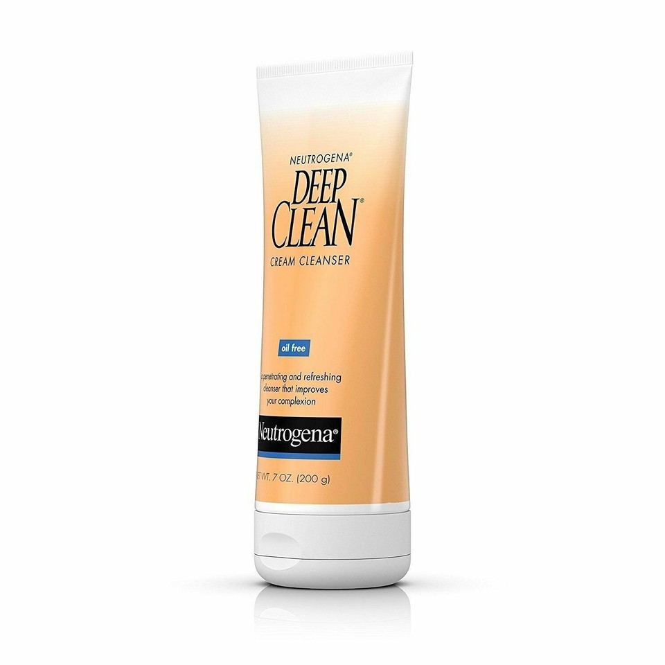 Neutrogena Deep Clean Cream Cleanser Penetrating & Refreshing Skin 7 oz ...