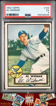 1952 Topps #133 Al Widmar PSA 5 | eBay