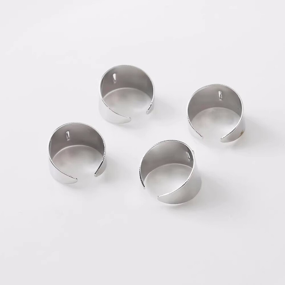 10pcs Adjustable Brass Finger Ring Bases for Jewelry Making Supplies ...