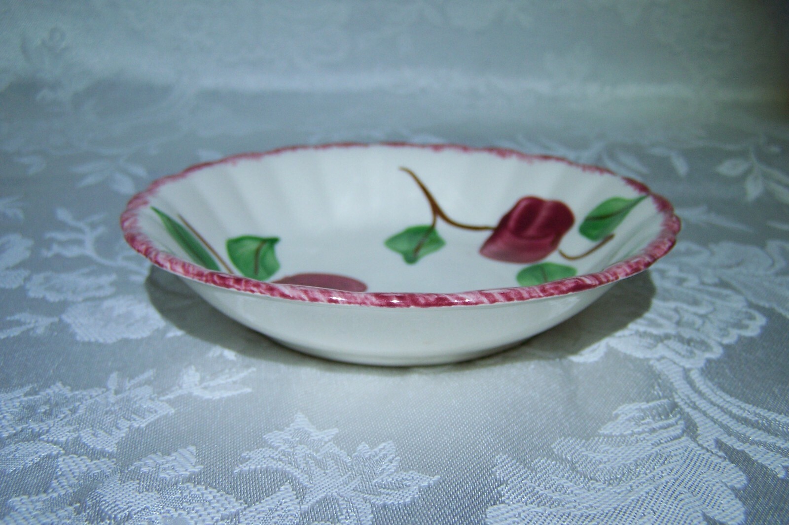 Blue Ridge CRAB APPLE Fruit Bowl (1) Available or Bread Plates (4 ...