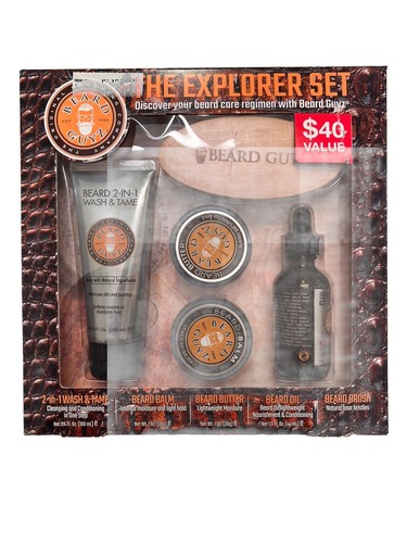 Beard Guyz The Explorer Set (5 Pc) Beard Care Grooming Kit. New & Free ...