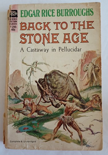Back To The Stone Age by Edgar Rice Burroughs Ace Books Paperback | eBay