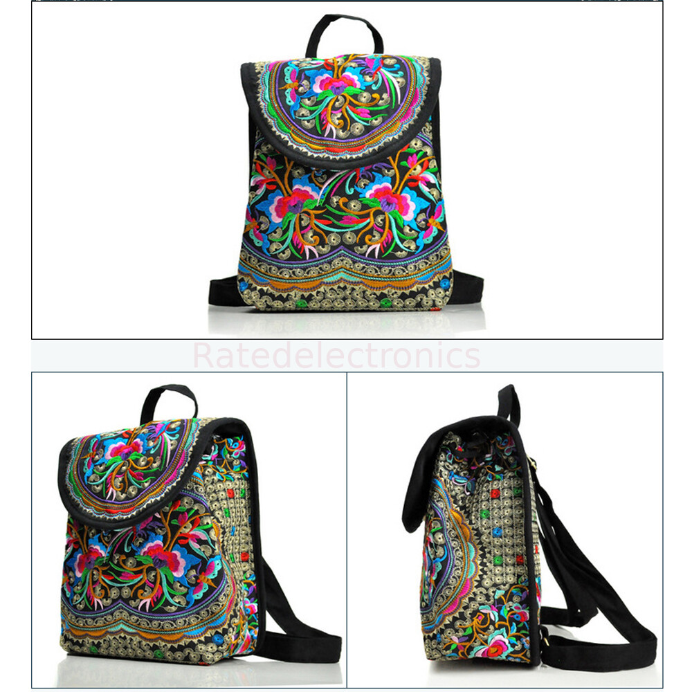 Handmade Mini Backpack Purse Adjustable Strap Shoulder Travel Bag ...