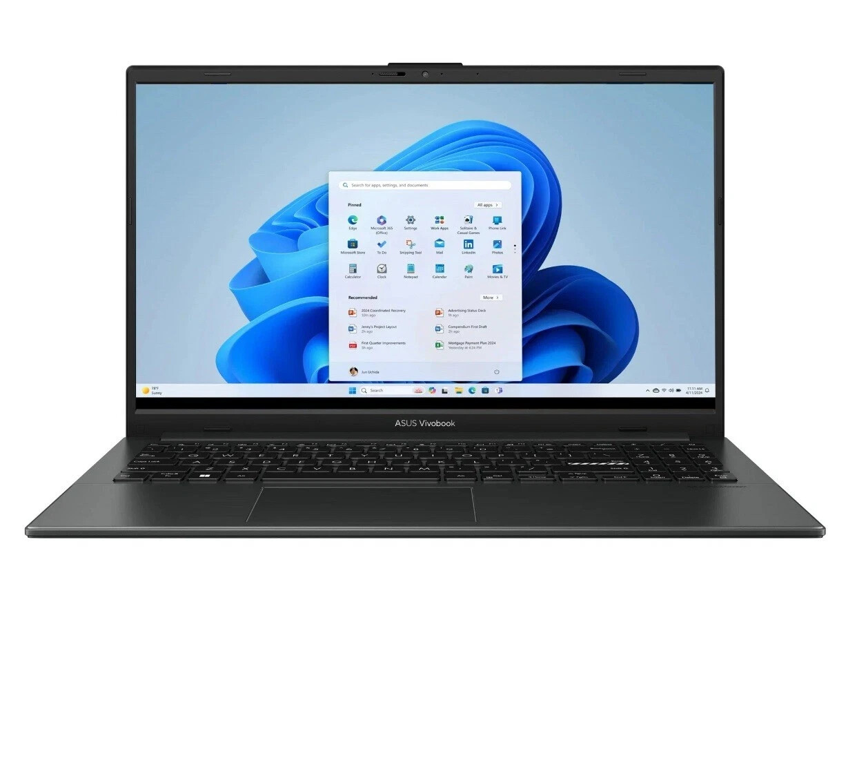 ASUS Vivobook Go 15.6 Laptop, Intel i3-N3052 8GB UFS, Win 11 Black ...