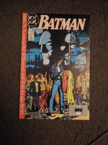 Batman #441 DC Comics 1989 Lonely Place of Dying pt.3 Robin Tim Drake ...
