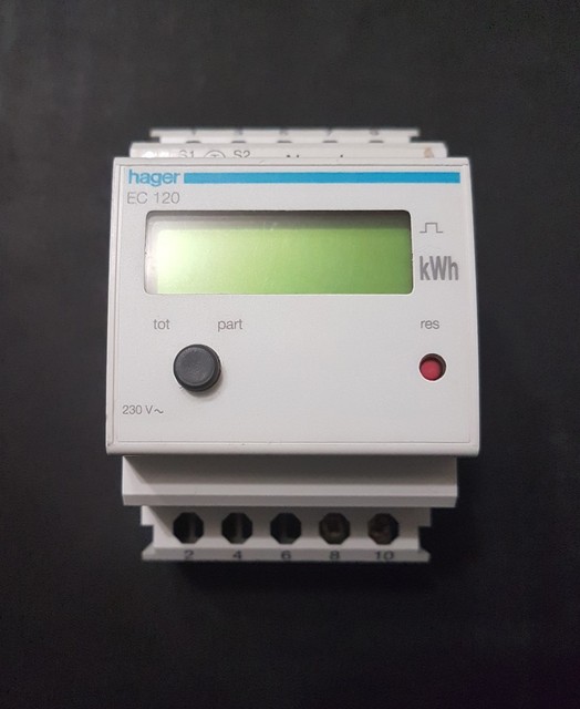 Hager EC 120 kWh Digital Meter 100amp Rated Single Phase * * for sale ...