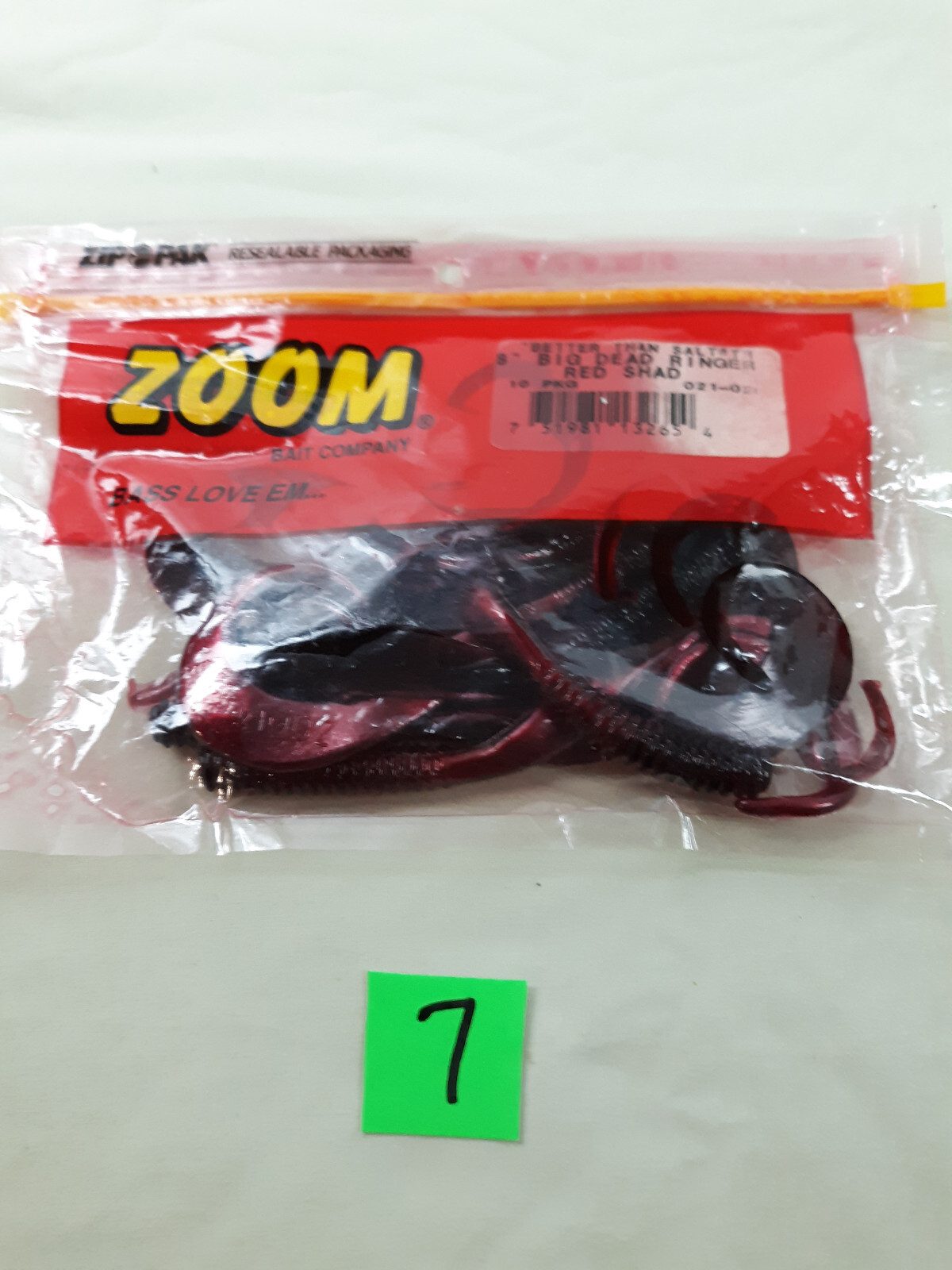Zoom 8 inch Big Dead Ringer Worm 10-Pack 9 Colors Available | eBay