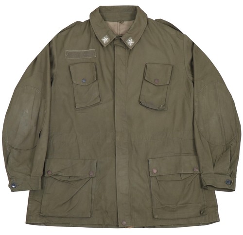 Medium Authentic Italian Army OD Green Combat Field Jacket Shirt Parka ...