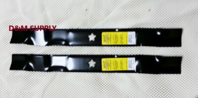 Set 2 mower blades to fit Craftsman Sears Husqvarna AYP 42" 139775 | eBay