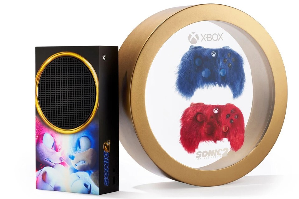 ULTRA RARE Sonic Xbox Series S Console + Furry Controllers | eBay