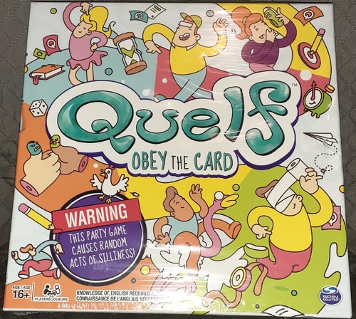 Quelf Board Game The Unpredictable Party Game Where You Obey The Card ...