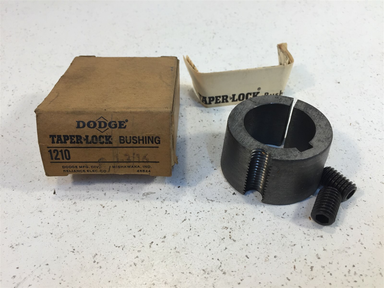 Dodge Reliance Taper Lock Bushing 1210 1-3/16" Bore - New Old Stock | eBay