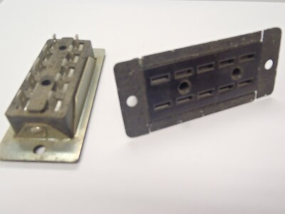 Cinch Jones Socket Female S-410-SB Panel Mount Bracket 10 pin Connector ...