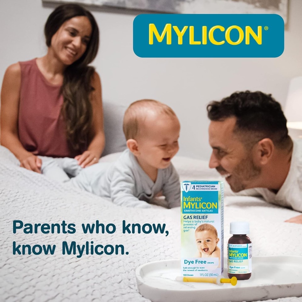 MYLICON Infants Gas Relief Drops for Infants and Babies, Dye Free ...