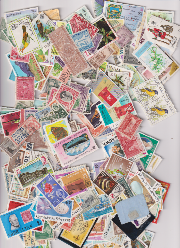 BIG LOT OF STAMPS FROM BRITISH COMMONWEALTH OFF PAPER ( 3000 ) | eBay UK