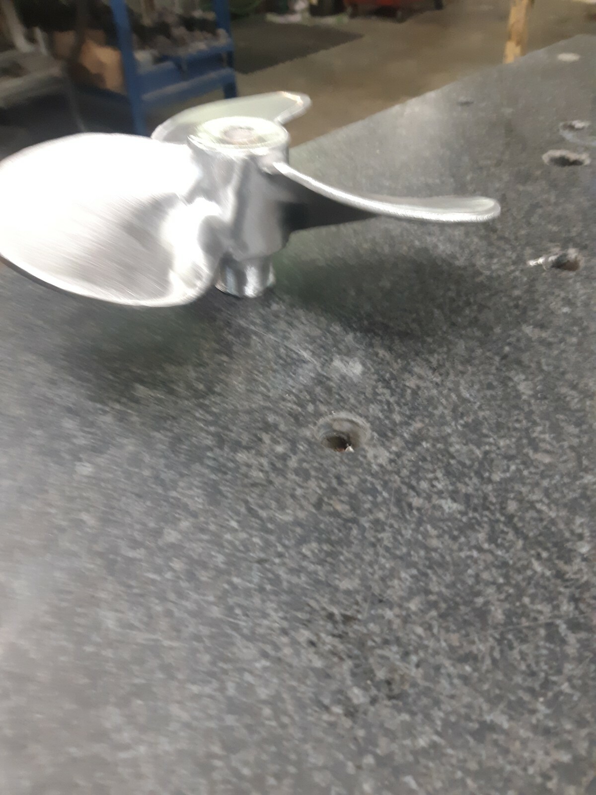 mixing propeller 10x10in. new 316ss 5/8 or 3/4, 7/8,1"or any size bore ...