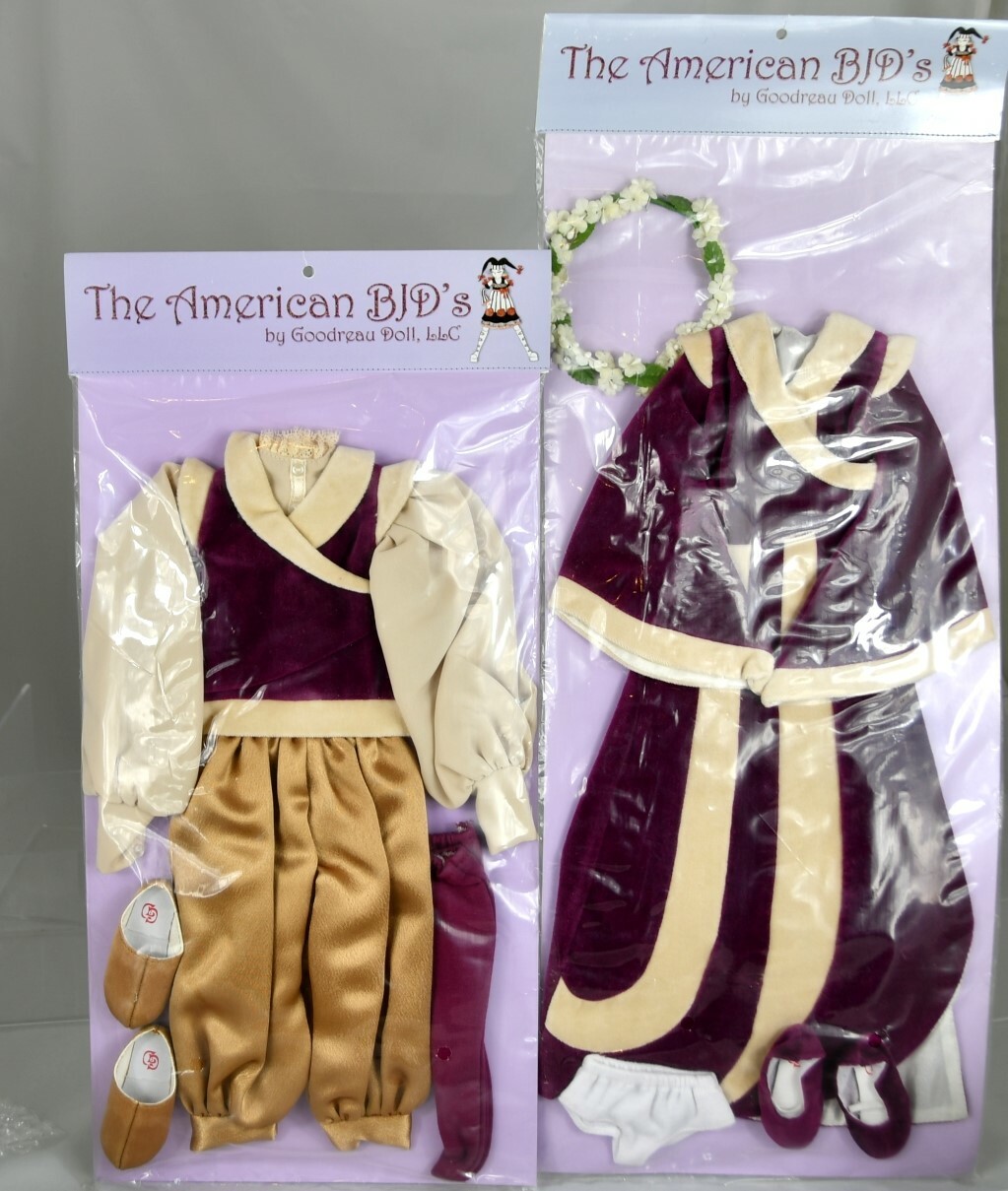 American BJD Goodreau Classic Romeo and Juliet Outfits 17" Slim MSD ...