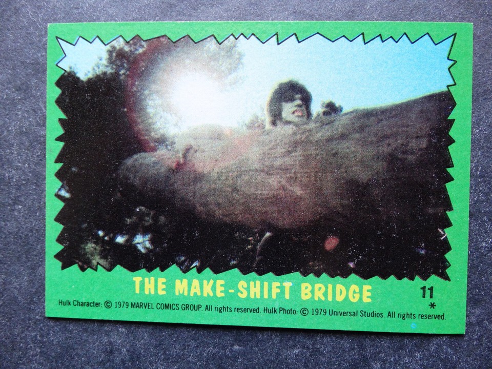 1979 Topps The Incredible Hulk TV Show Card Complete Your Set You U ...