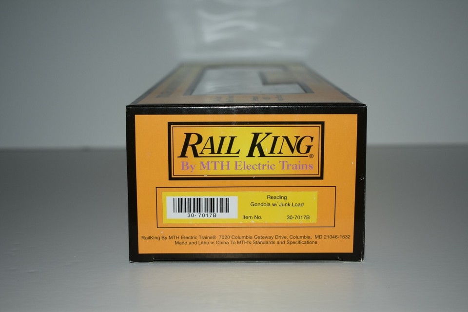 O Scale Rail King 30-7017 Reading Gondola with Junk Load 9475 C28035 | eBay