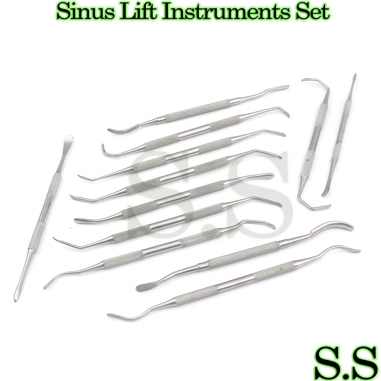 3 Sets Of 12 Sinus Lift Instruments Set Implant Dental Dentistry | eBay