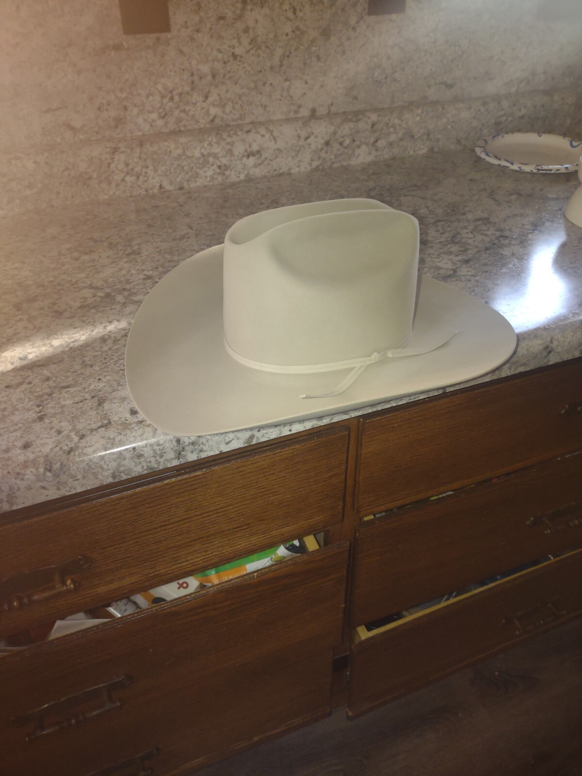 Vintage Resistol 7X Beaver White Snow Cattleman Cowboy Hat Size 7 1/4 ...