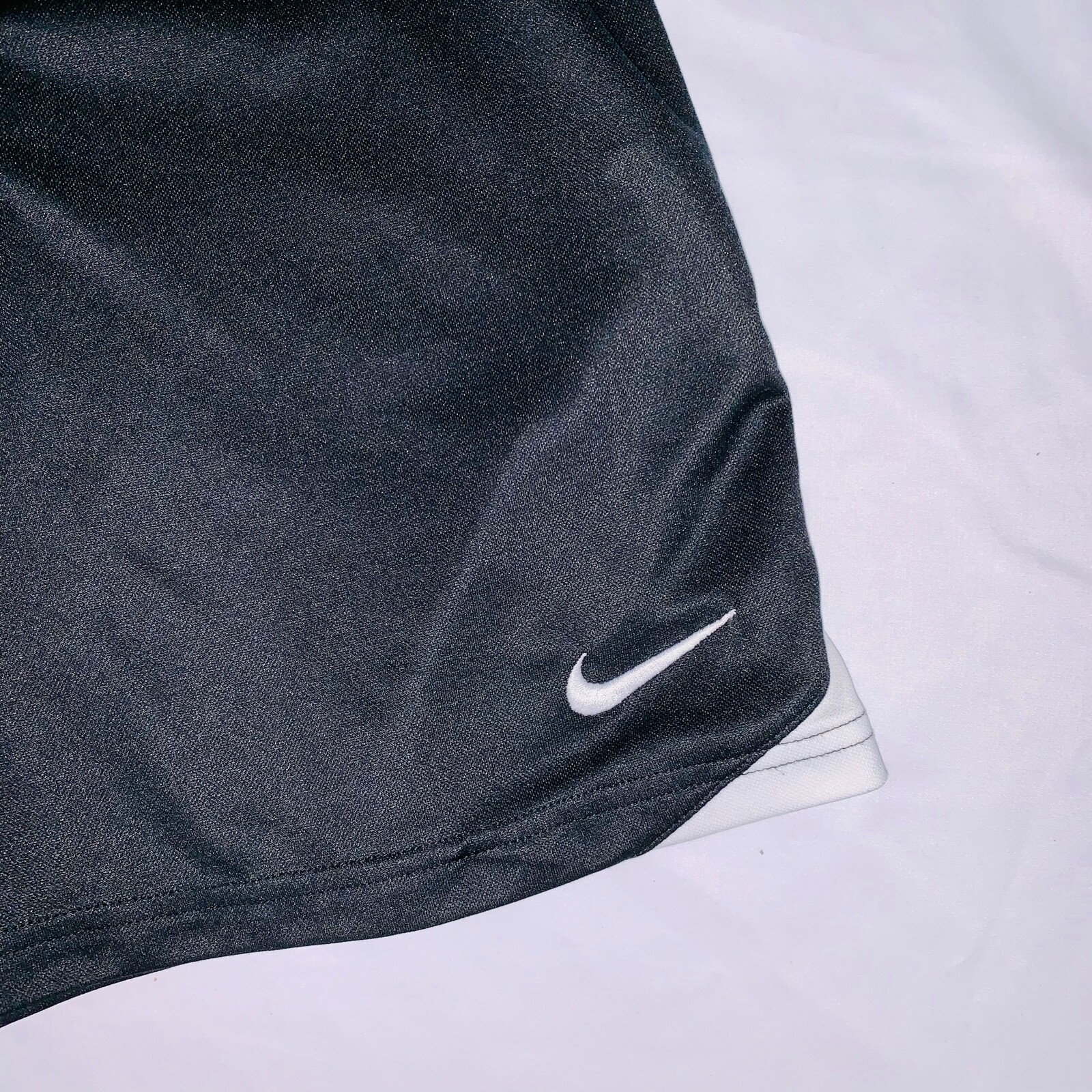 Nike Soccer Shorts Nylon Smooth Black Vintage Large | eBay UK