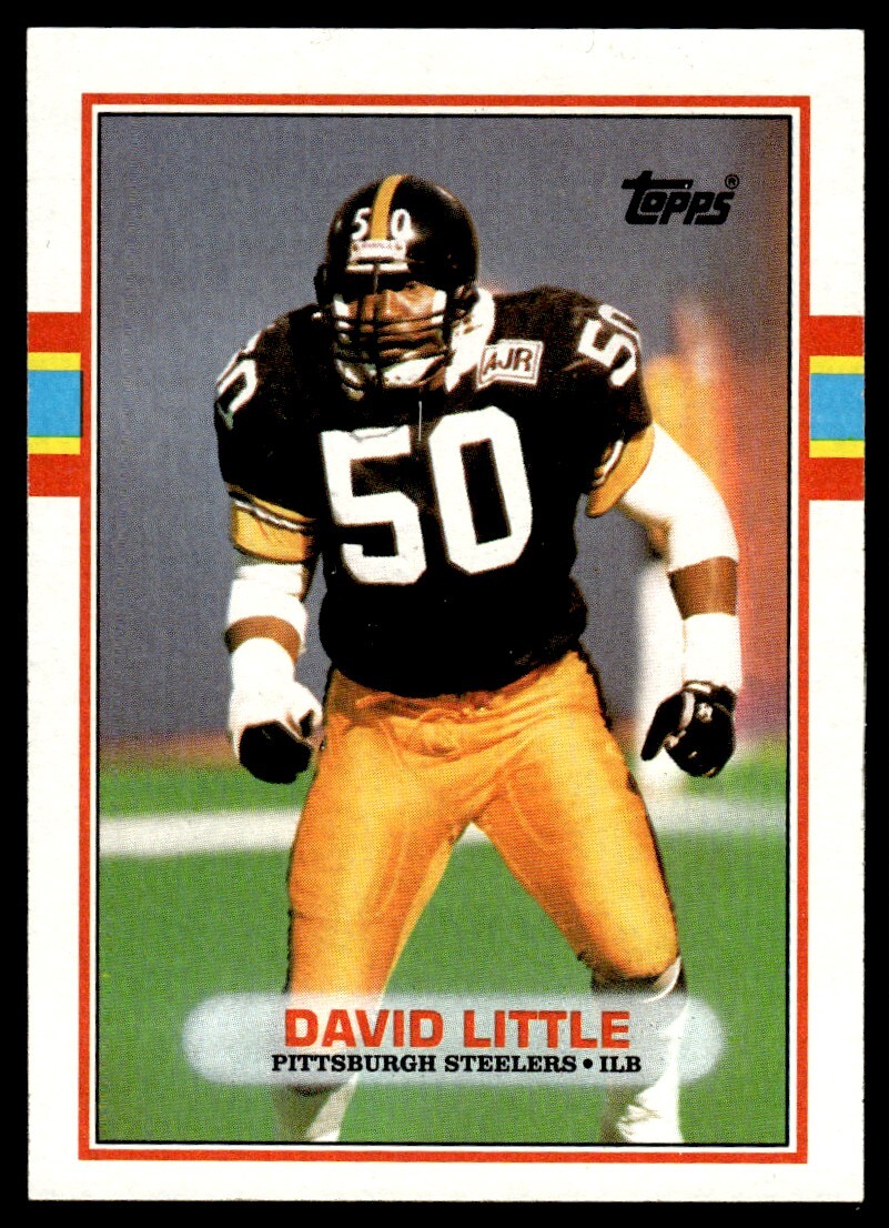 1989 Topps David Little Pittsburgh Steelers #316 | eBay