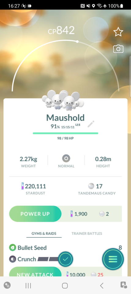Maushold family of 4 Same day Trade : Pokémon GO trade | eBay