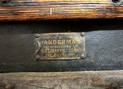 Vanderman Large Strong Box Trunk Railroad Stagecoach Bullion Crate | eBay