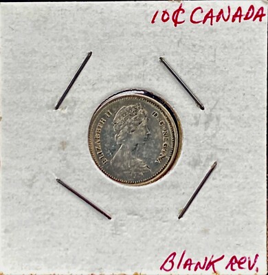 1968-2000 CANADIAN DIME BLANK REVERSE PLANCHLET NICKEL | eBay