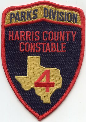 HARRIS COUNTY TEXAS TX Precinct 4 PARK POLICE CONSTABLE sheriff police ...