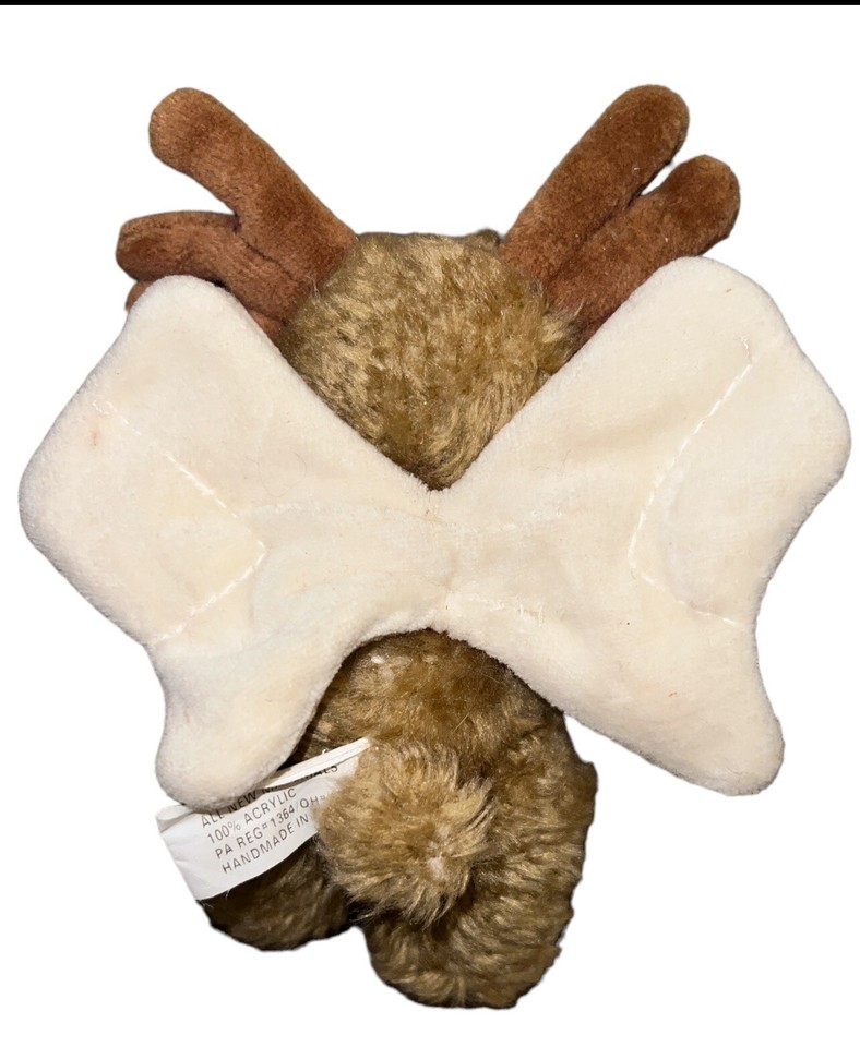 Boyds Bears Angel Moose Christmas plush Ornament Matilda 1997 Bearwear ...
