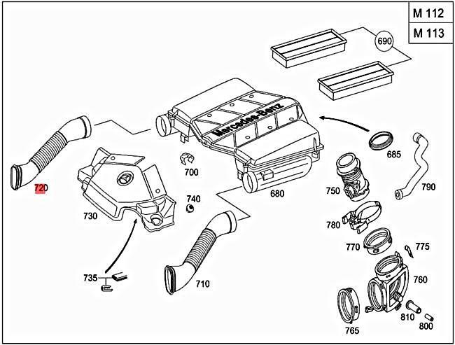 Genuine MERCEDES S211 W211 E-CLASS W211 Estate S211 Hose 1120943482 | eBay