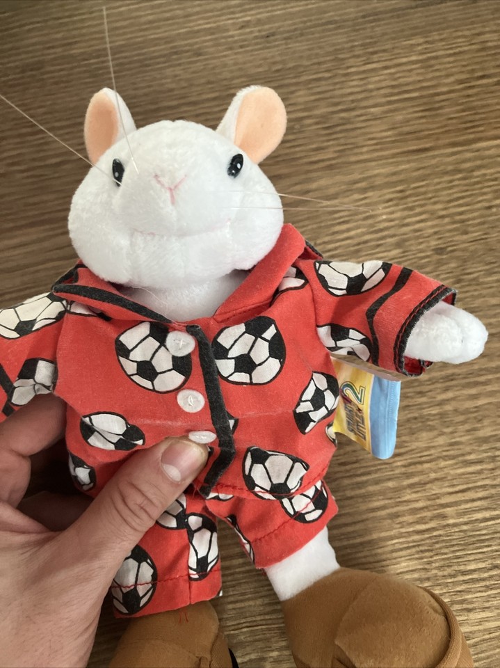 2002 Stuart Little 2 Plush Mouse Pyjamas Columbia Pictures Stuffed Toy ...