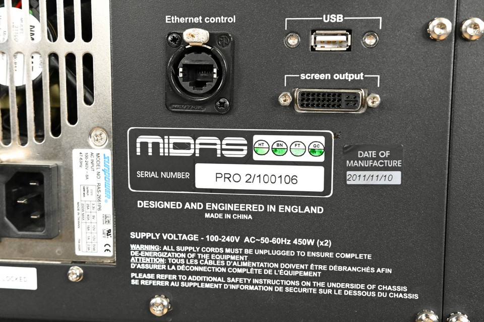 Midas PRO2 Live Digital Audio Mixing Console CG01JH8 | eBay