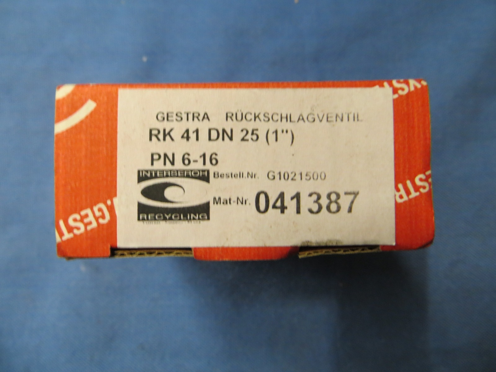 Gestra Rückschlagventil RK 41 DN 25 | eBay.de