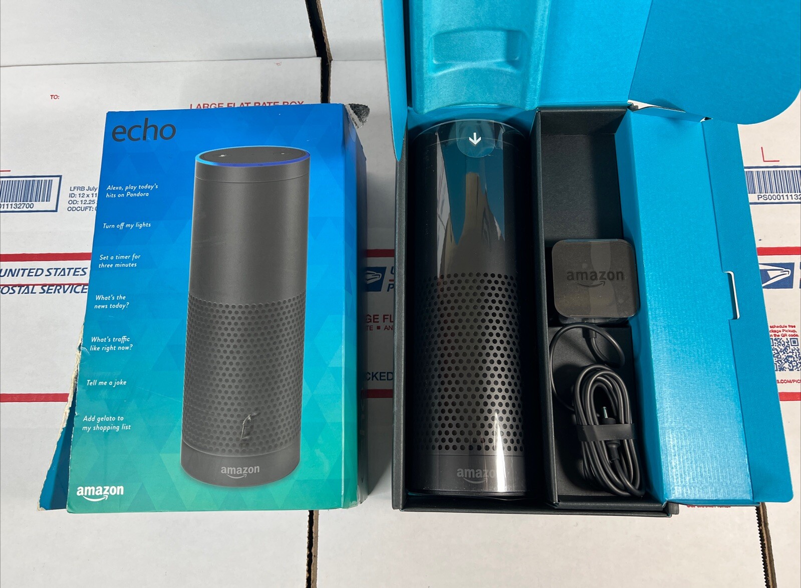 Amazon Echo 1st Generation SK705DI Alexa-Smart Speaker - NEW / OPEN ...