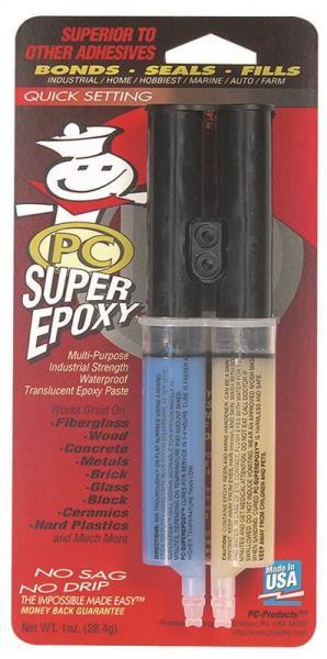 NEW PC EPOXY 016619 SUPER EPOXY 1OZ CLEAR EPOXY PUTTY ADHESIVE SALE ...