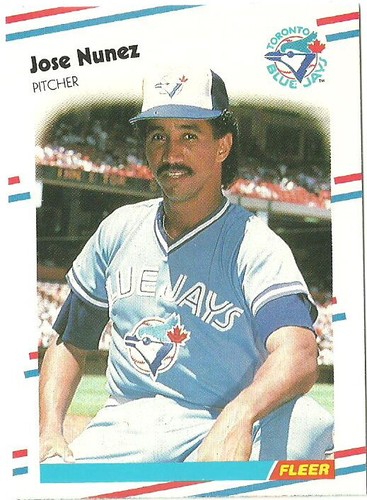 JOSE NUNEZ TORONTO BLUE JAYS #122 - FLEER NM-MT 1988 | eBay